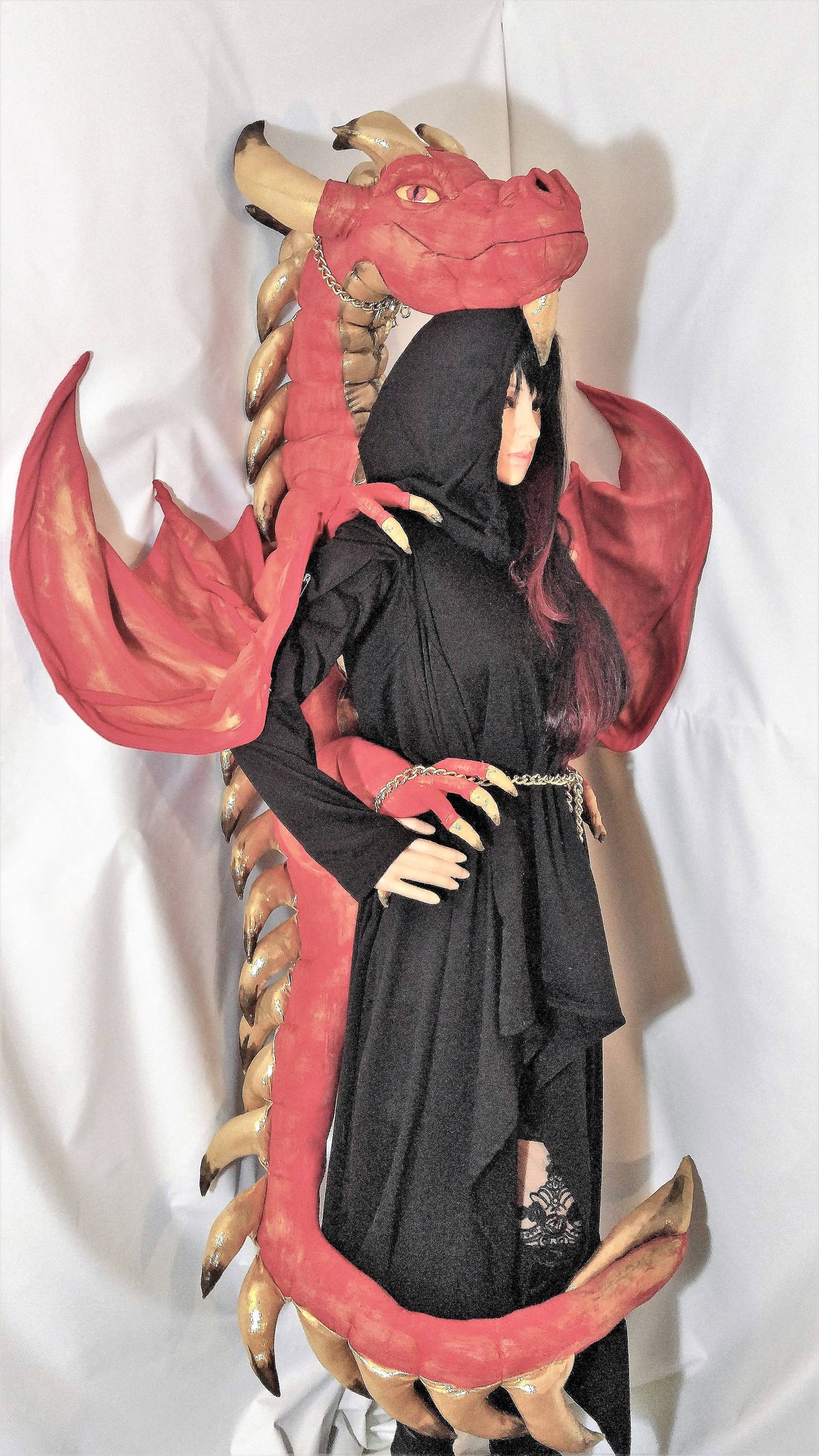 PDF Large Back Dragon | Etsy