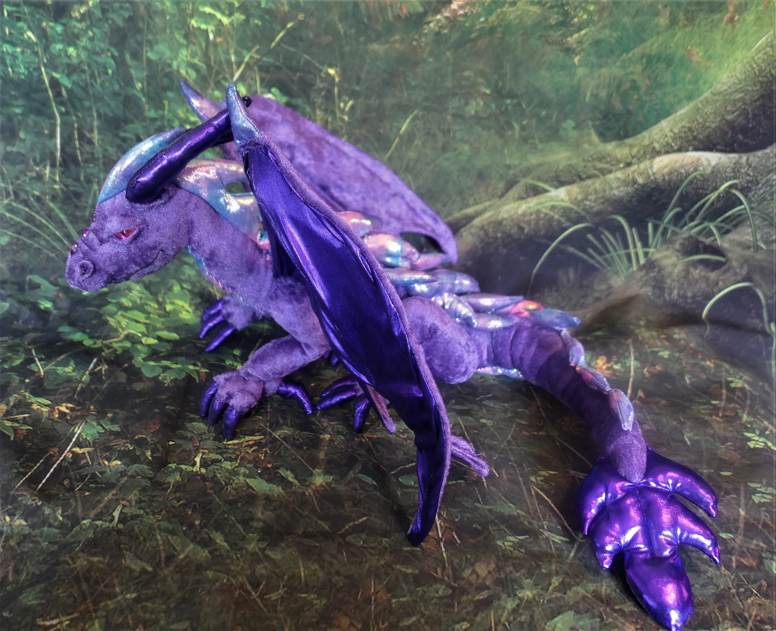 PDF Pattern. Jeweled Dragon 33 Inches Long, Fully Wired, Endless Color ...