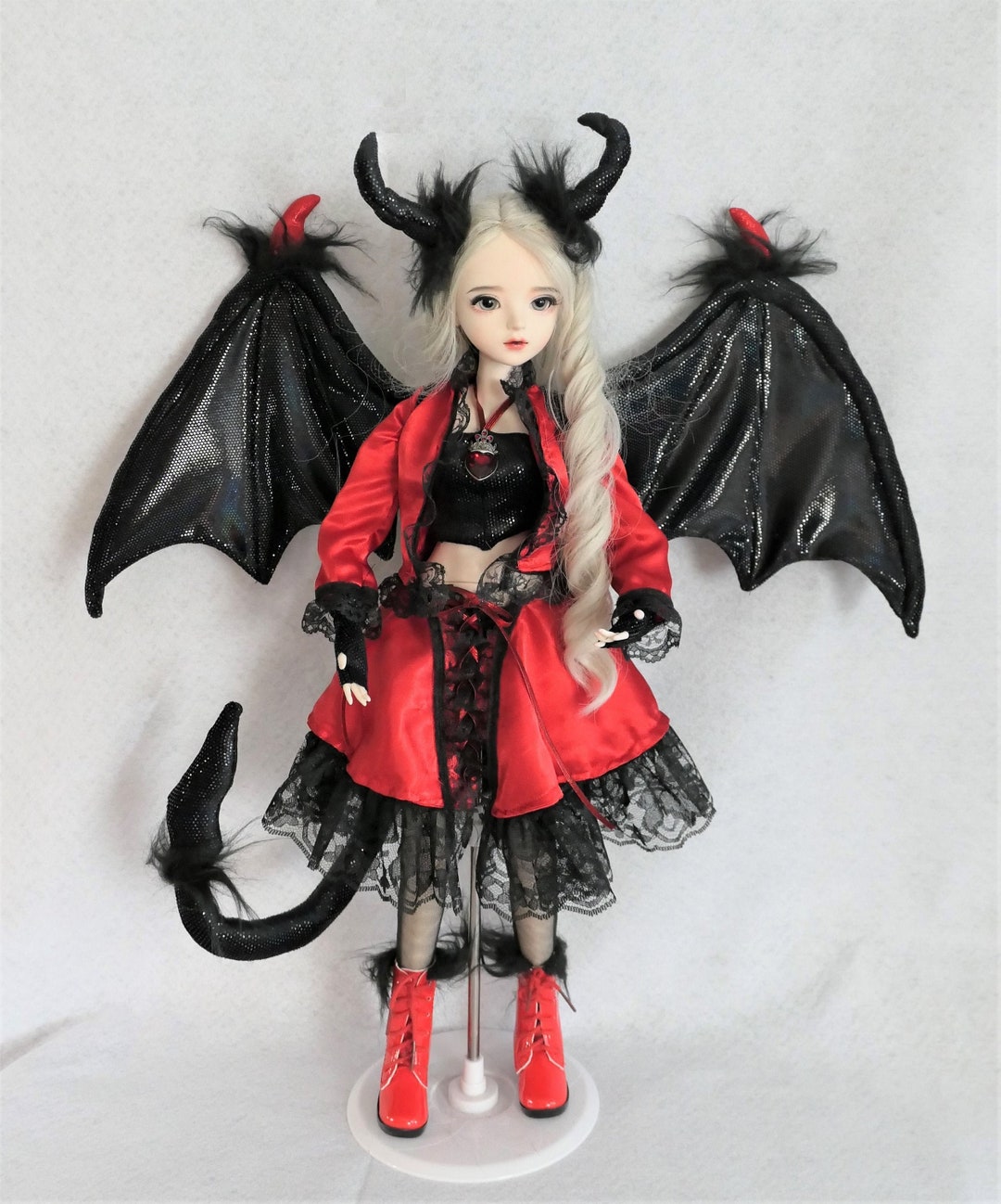 PDF PATTERN Demon Girl Outfit, Skirt, Jacket ,top, Pantyhose, Shorts ...