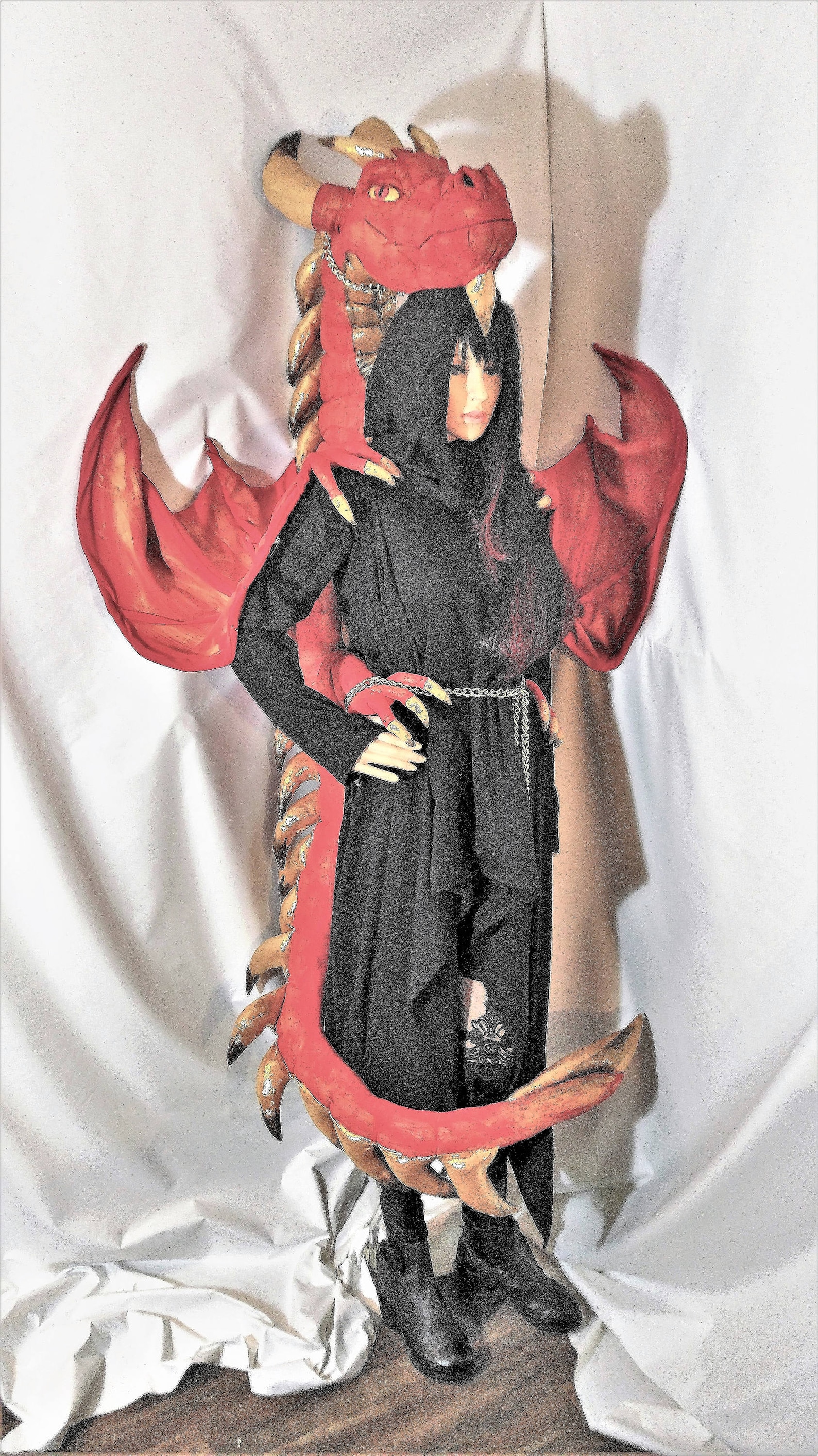 PDF Large Back Dragon | Etsy