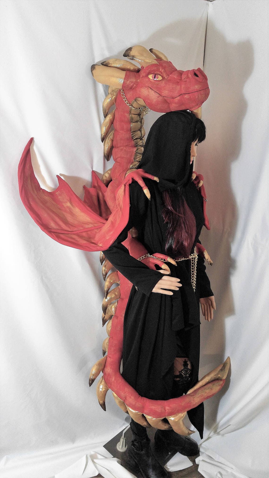 PDF Large Back Dragon | Etsy