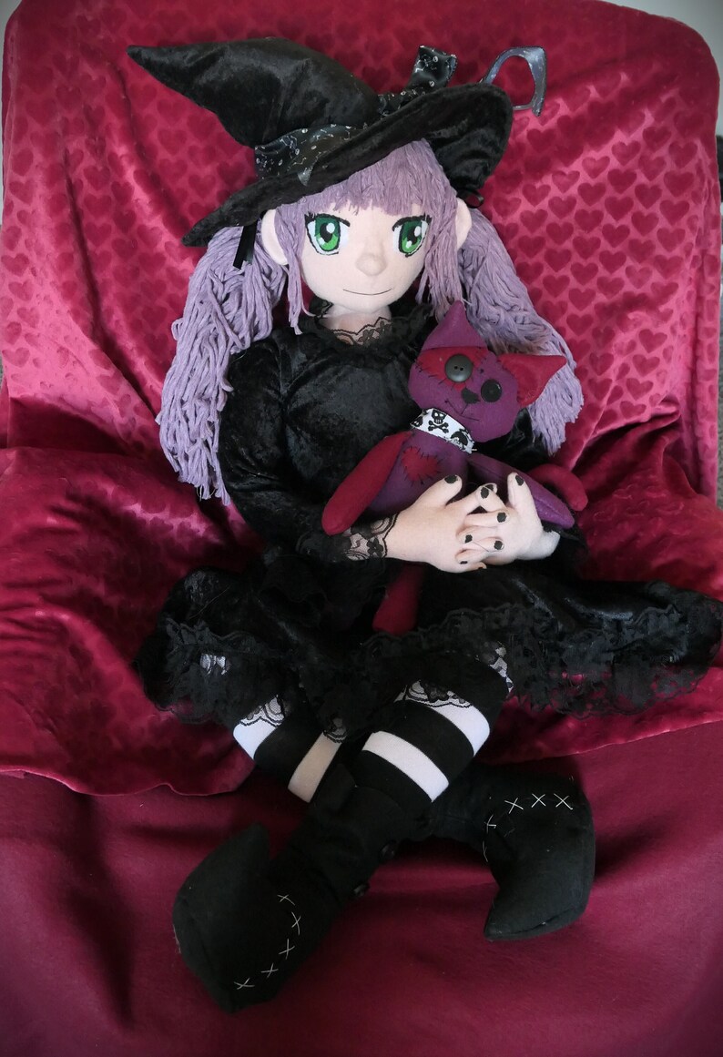 PDF Pattern Life Sized Child Witch 40 Inches Without Hat, Full Bodied ...