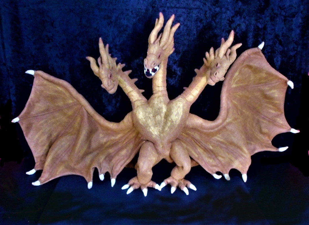 PDF SEWING PATTERN King Ghidorah Godzilla Three Headed Dragon 26 Inches ...