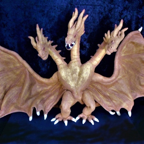 PDF SEWING PATTERN King Ghidorah Godzilla Three Headed Dragon - Etsy