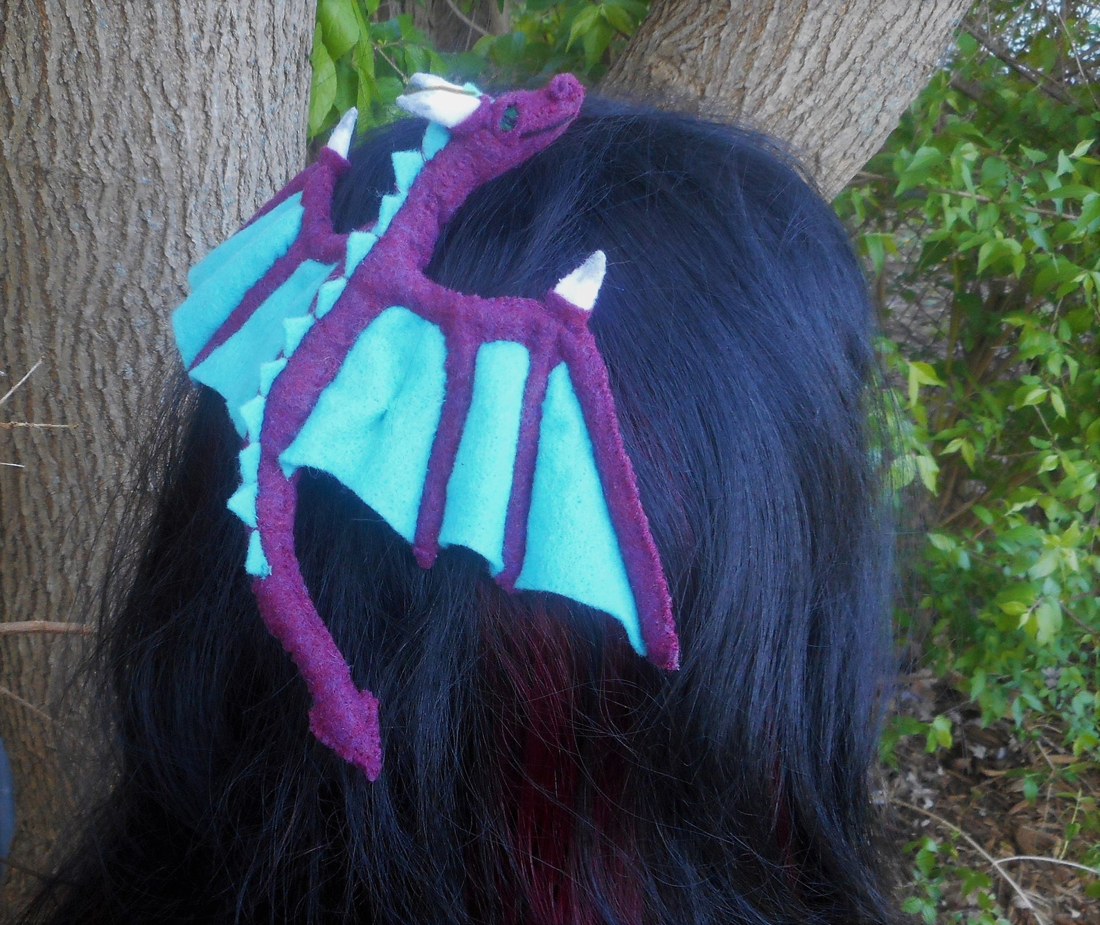 Hand Sewing Pattern Dragon Barrette Hairclip Miniature Dragon - Etsy
