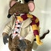 PDF Pattern Christmas Carol Rat 17 Inches Tall Poseable Rat Full Bodied ...