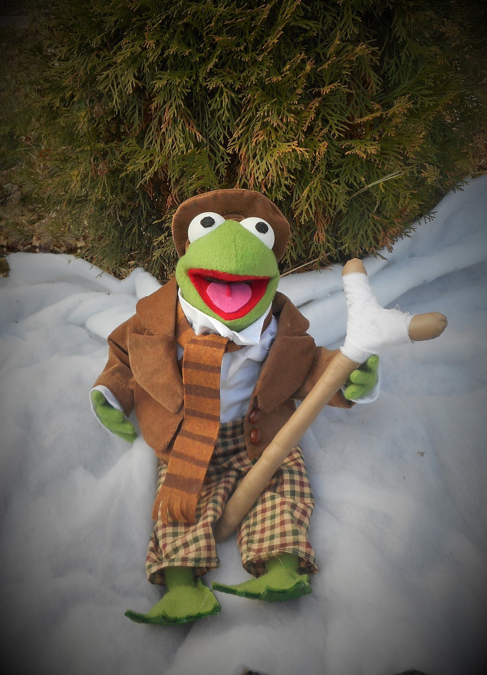 PDF Pattern Tiny Tim 17 Inches Tall Poseable Frog Includes Patterns for ...