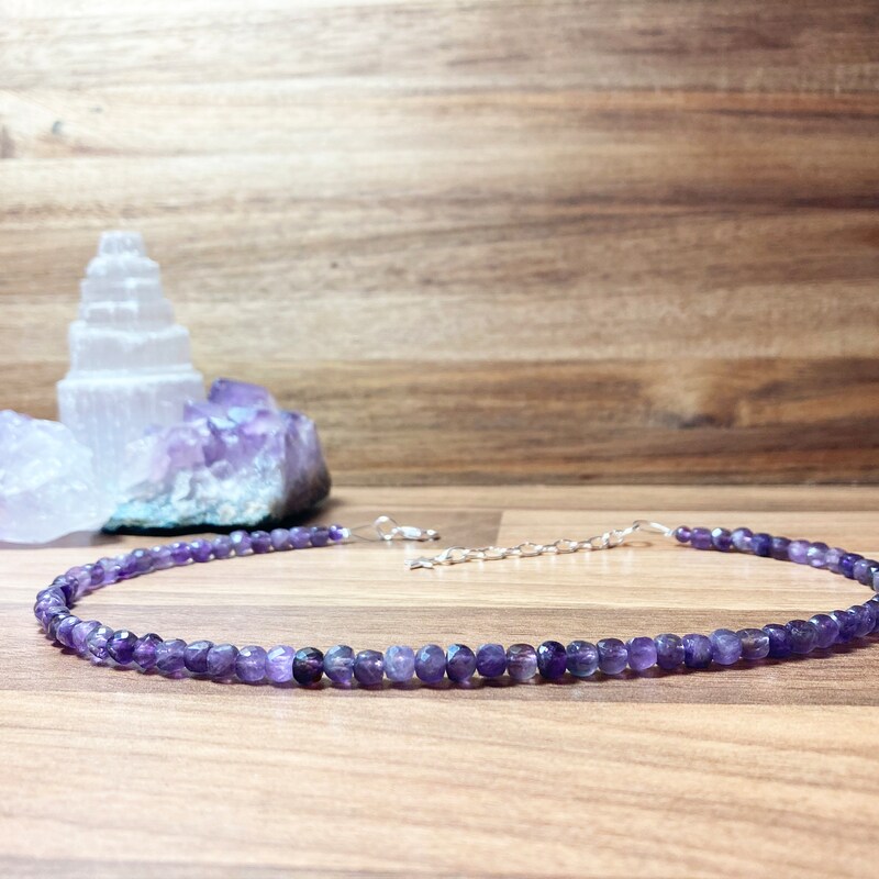 Amethyst Choker - Etsy