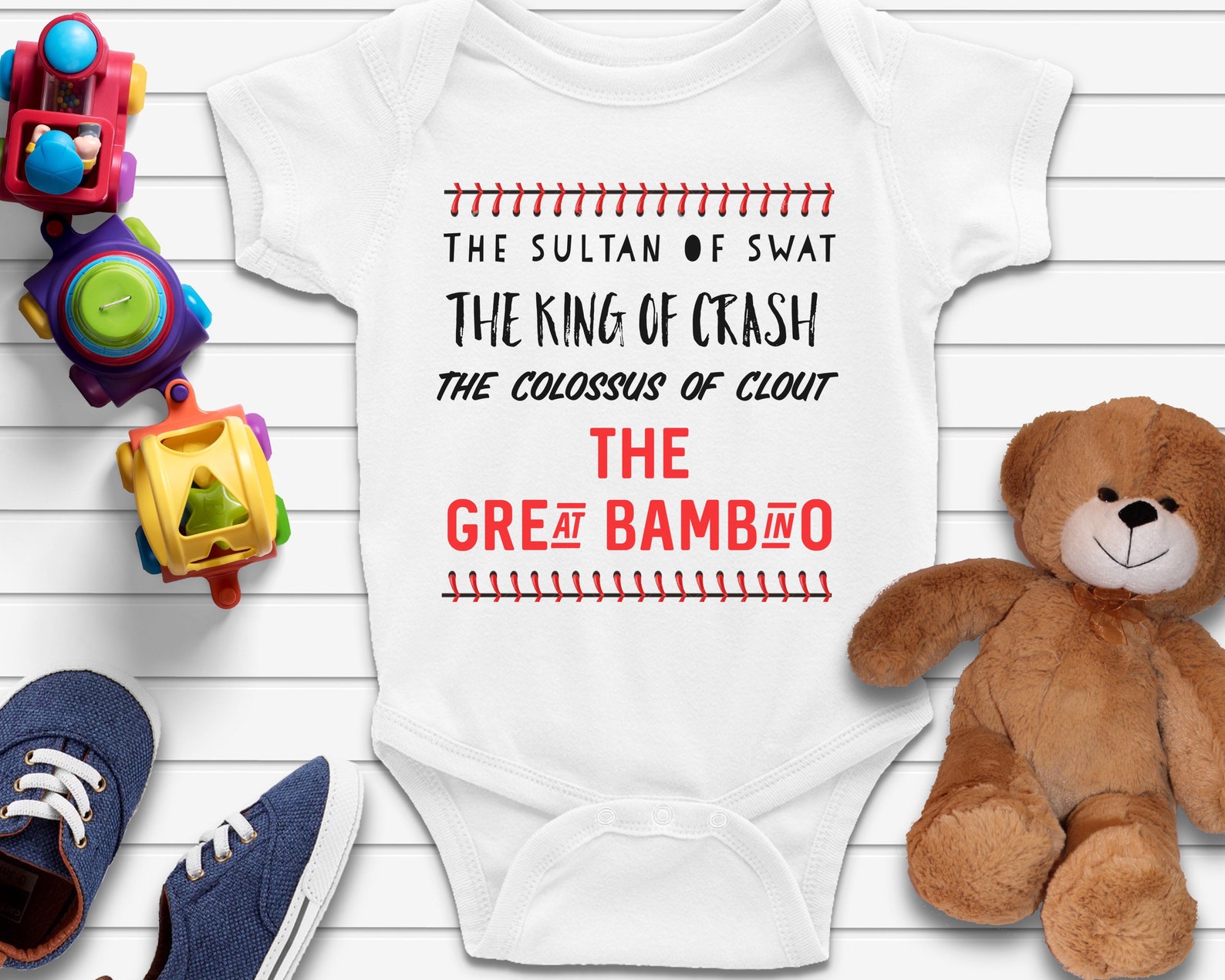 Baby Boy Onesie/babe Ruth Onesie/sandlot Movie Onesie/baby Shower Gift ...