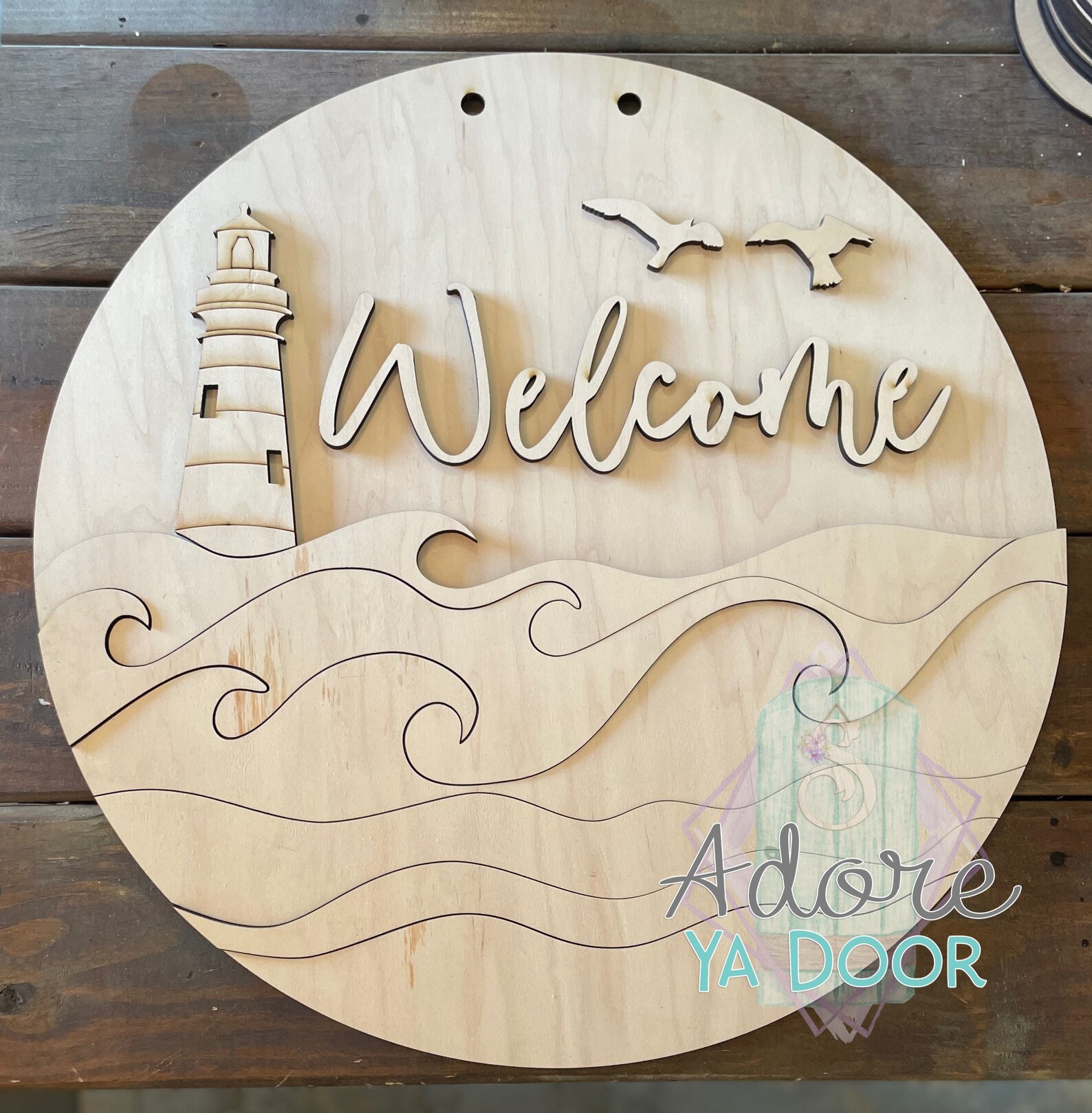Welcome Lighthouse and Ocean - Etsy