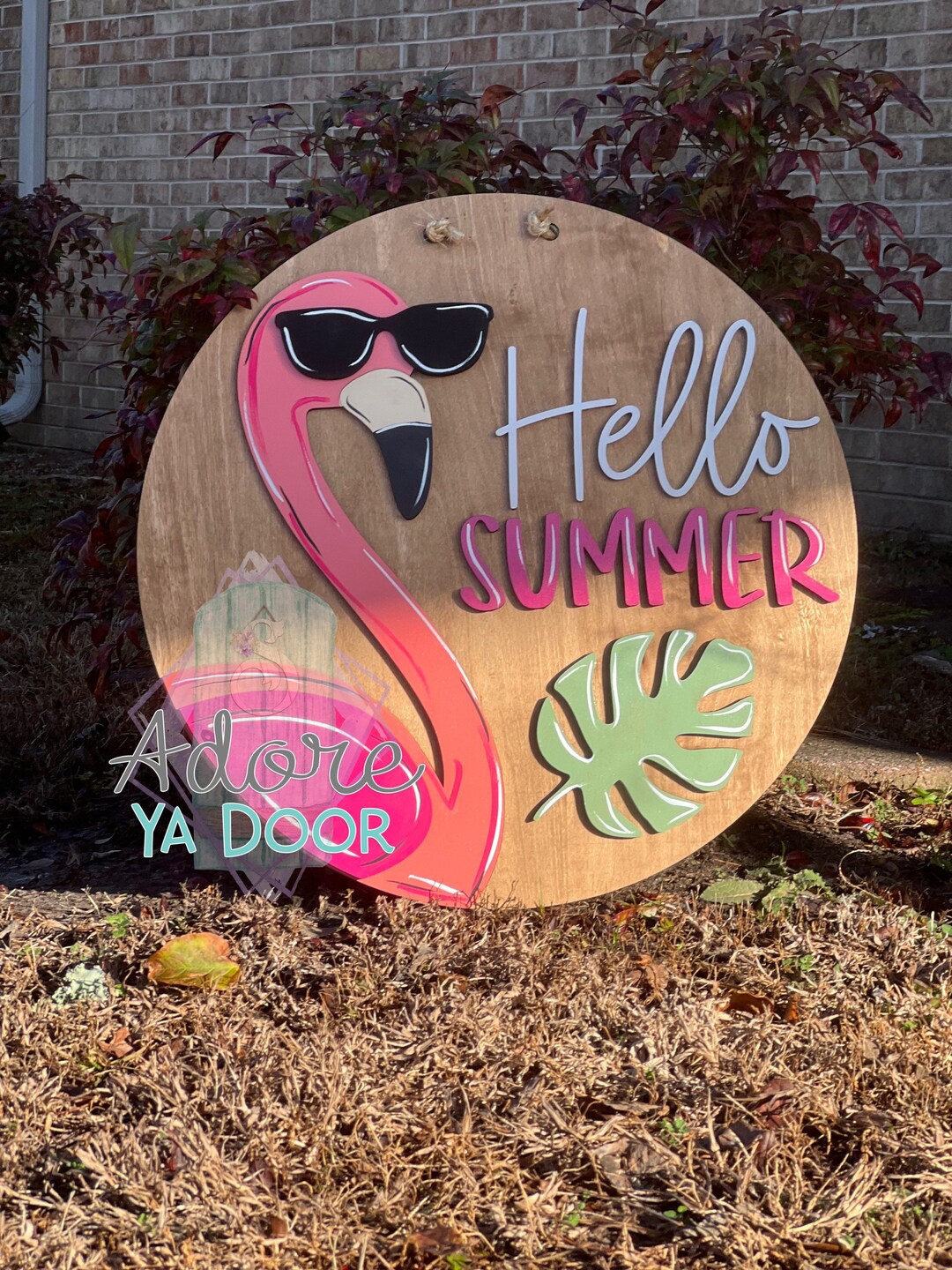 Hello Summer Flamingo - Etsy