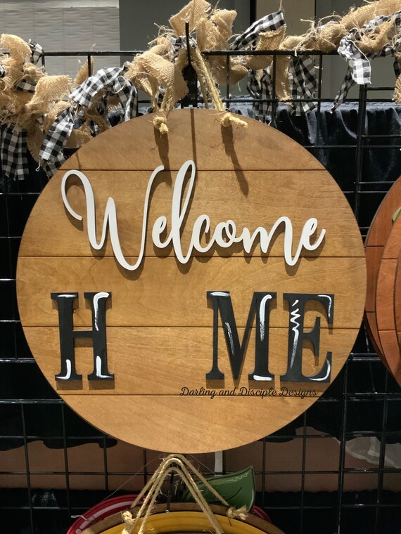 Welcome HOME Interchangeable - Etsy