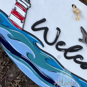 Welcome Lighthouse and Ocean - Etsy