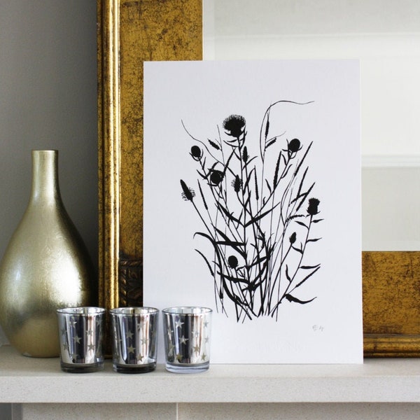 Monochrome Print - Etsy UK