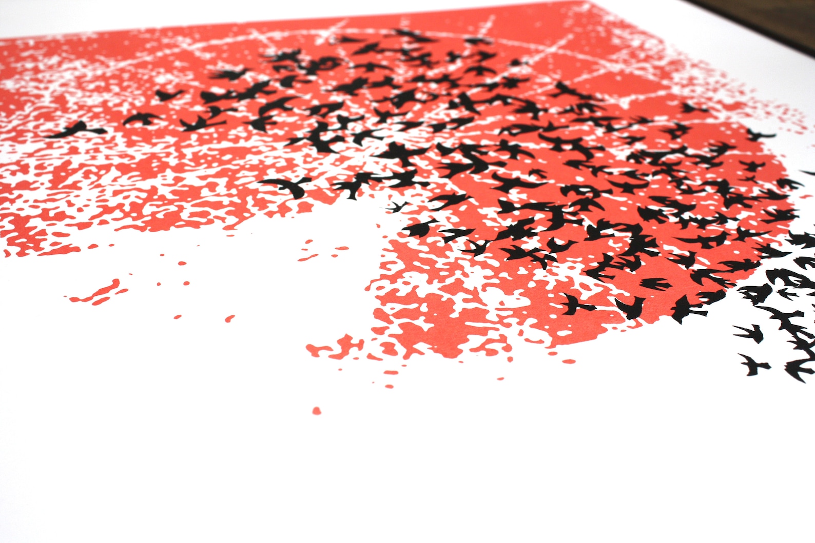 Murmuration Artwork Original Limited Edition Screen Print - Etsy