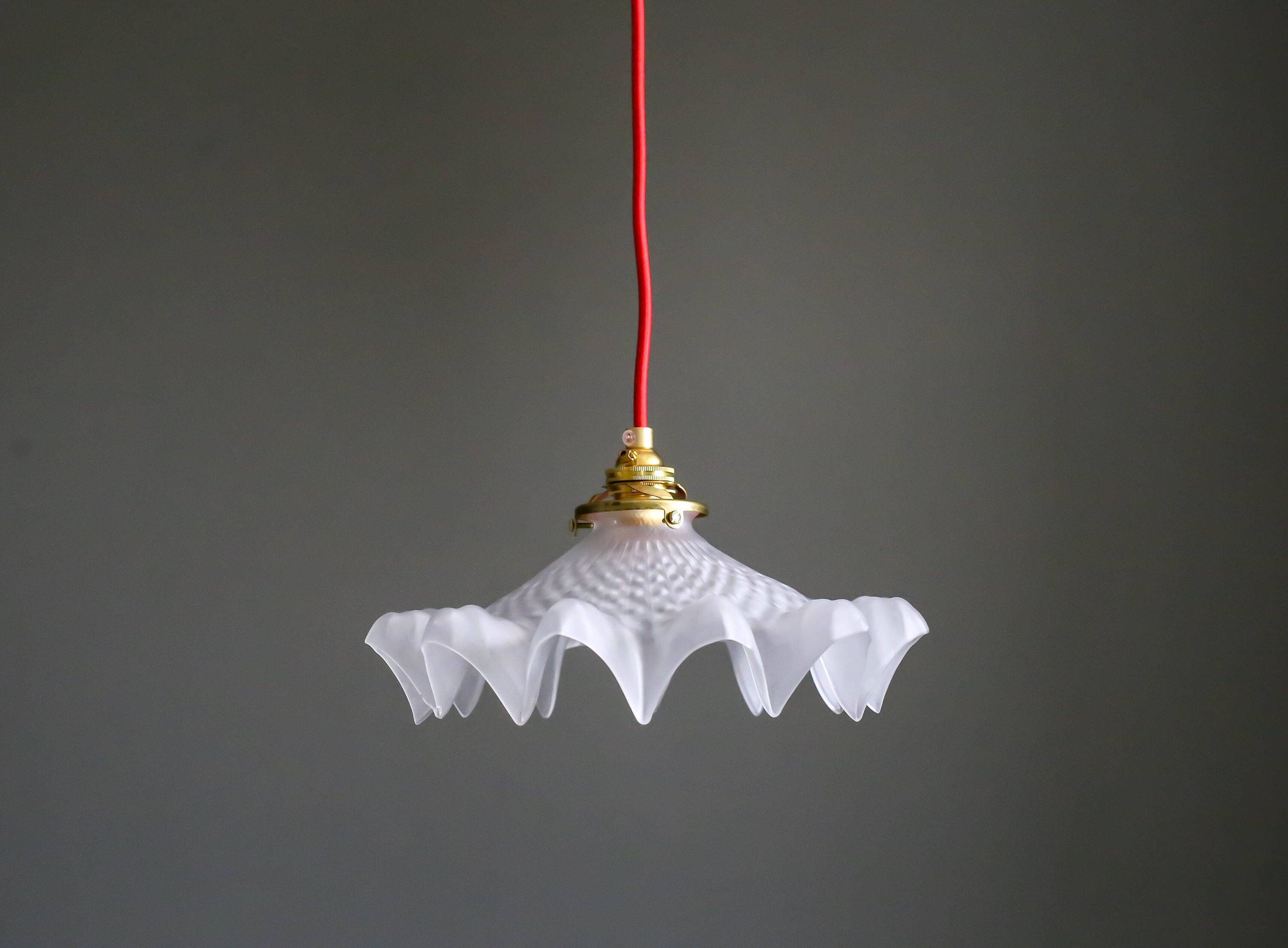 Home & Living Lighting Antique french ceiling light in white translucid ...