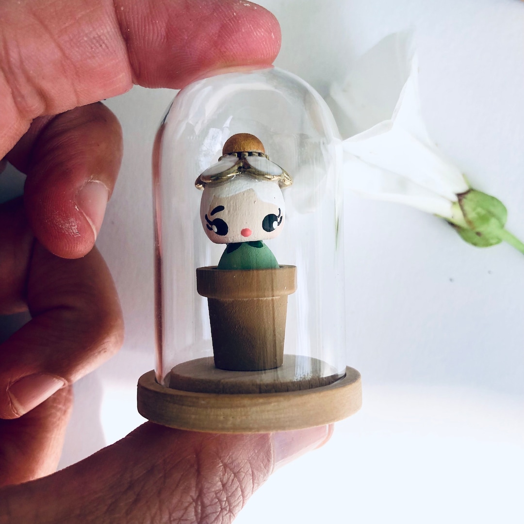 Flower Pot Doll Handpainted Wood Doll - Etsy