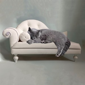 Cat Couch, Cat Sofa, Dog Bed, Chaise Lounge Pet, Dog Sofa Vintage Style ...