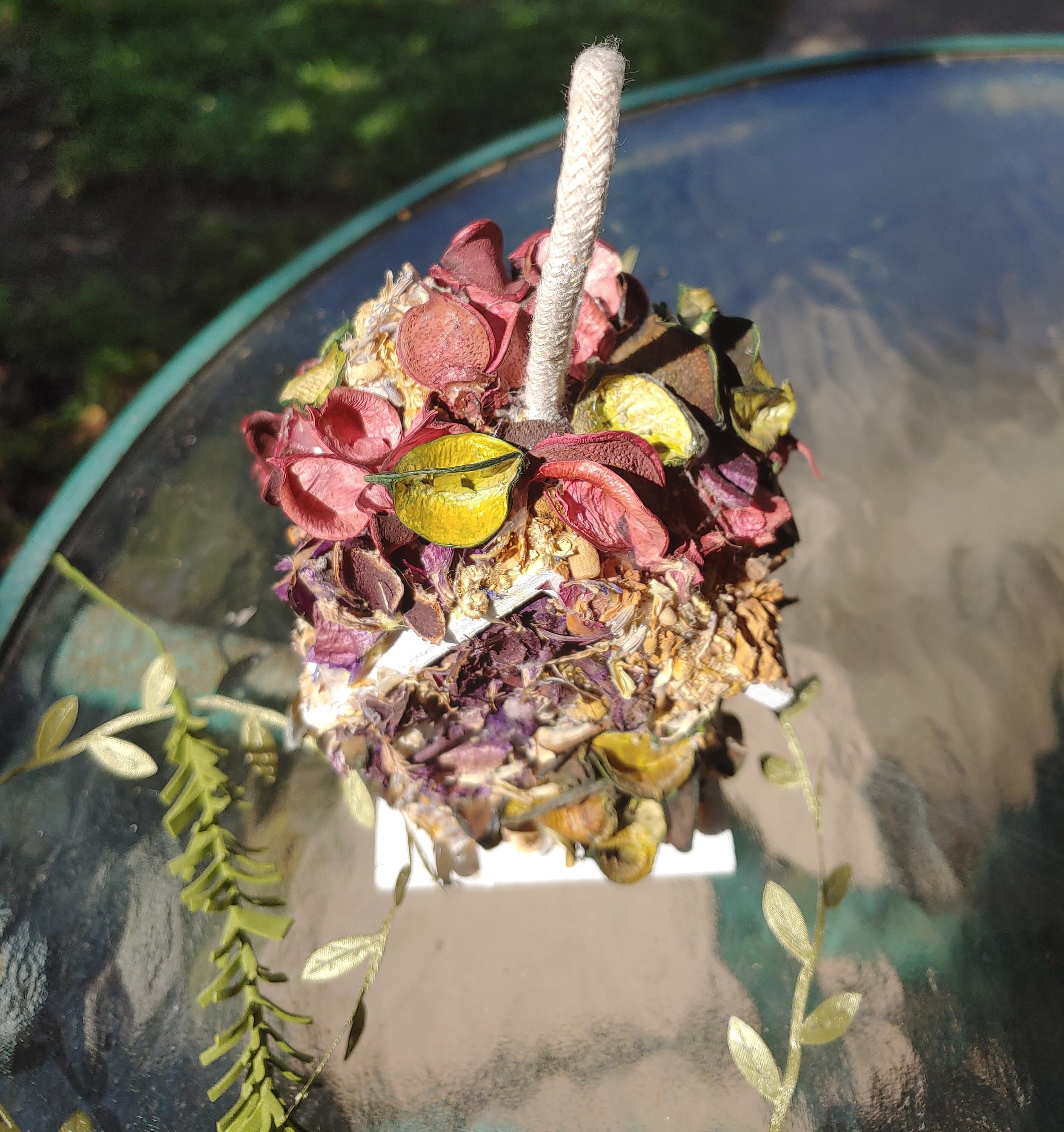 Small Dried Flowers Potpourri Wood Birdhouse Birdhouse Decor Interior ...
