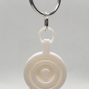 Clearance Code Lyoko 3D Printed White X.A.N.A Symbol Keychain Charm ...