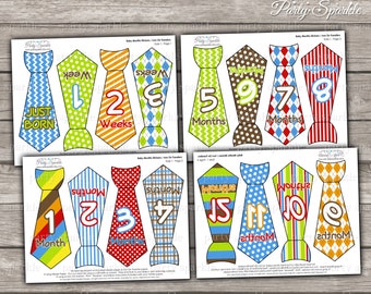 Boy Tie Stickers - Etsy