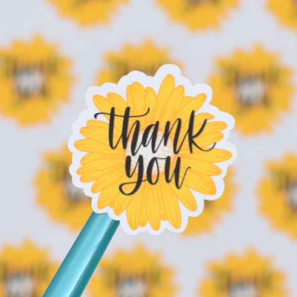 Thank You Stickers Cute - Etsy