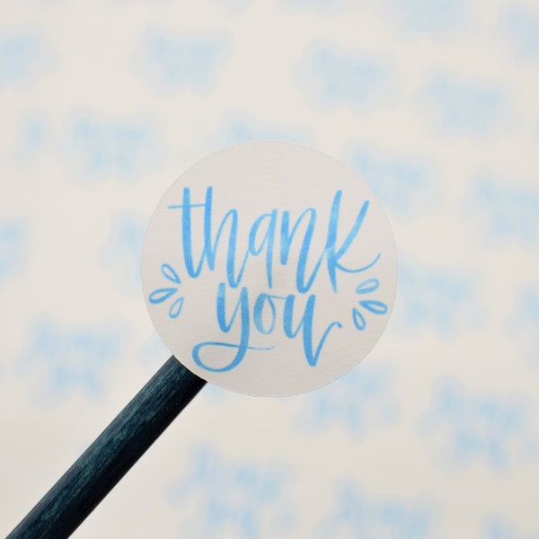 Thank You Sticker - Etsy