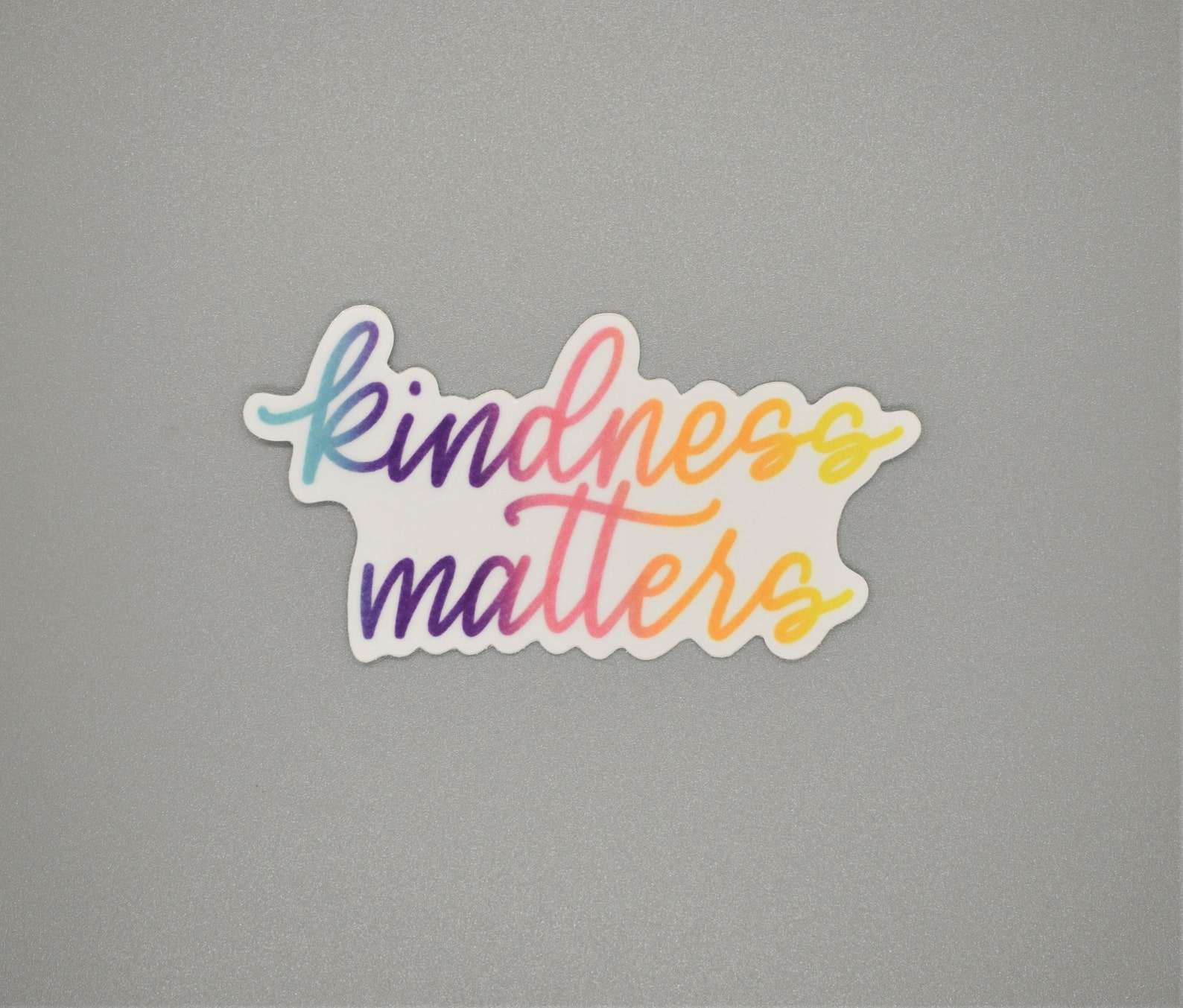 Kindness Matters Watercolor Sticker Waterproof Handmade - Etsy
