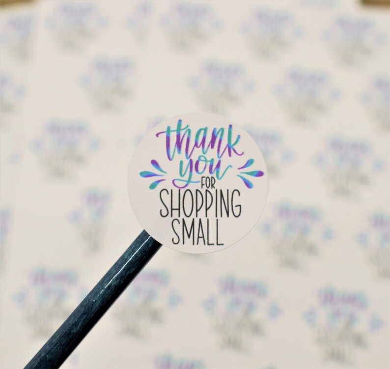 Thank You For Shopping Small Sticker Sheet Etsy Sticker | Etsy