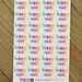 Rainbow Happy Mail Sticker Sheet Etsy Sticker Thank You - Etsy