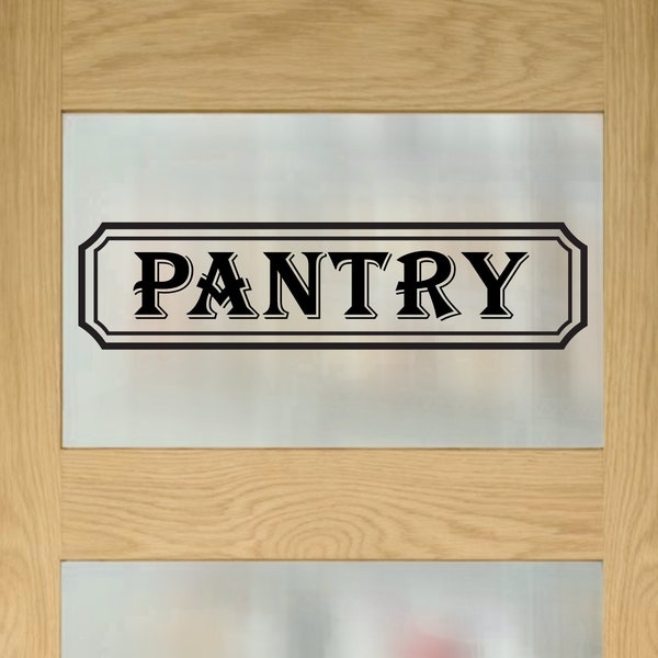 Pantry Wall Decal - Etsy