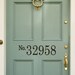 Vinyl House Numbers Front Door Decal Address Numbers Front Porch Street ...