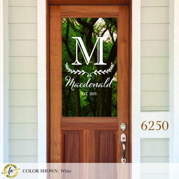 Front Door Decal - Etsy