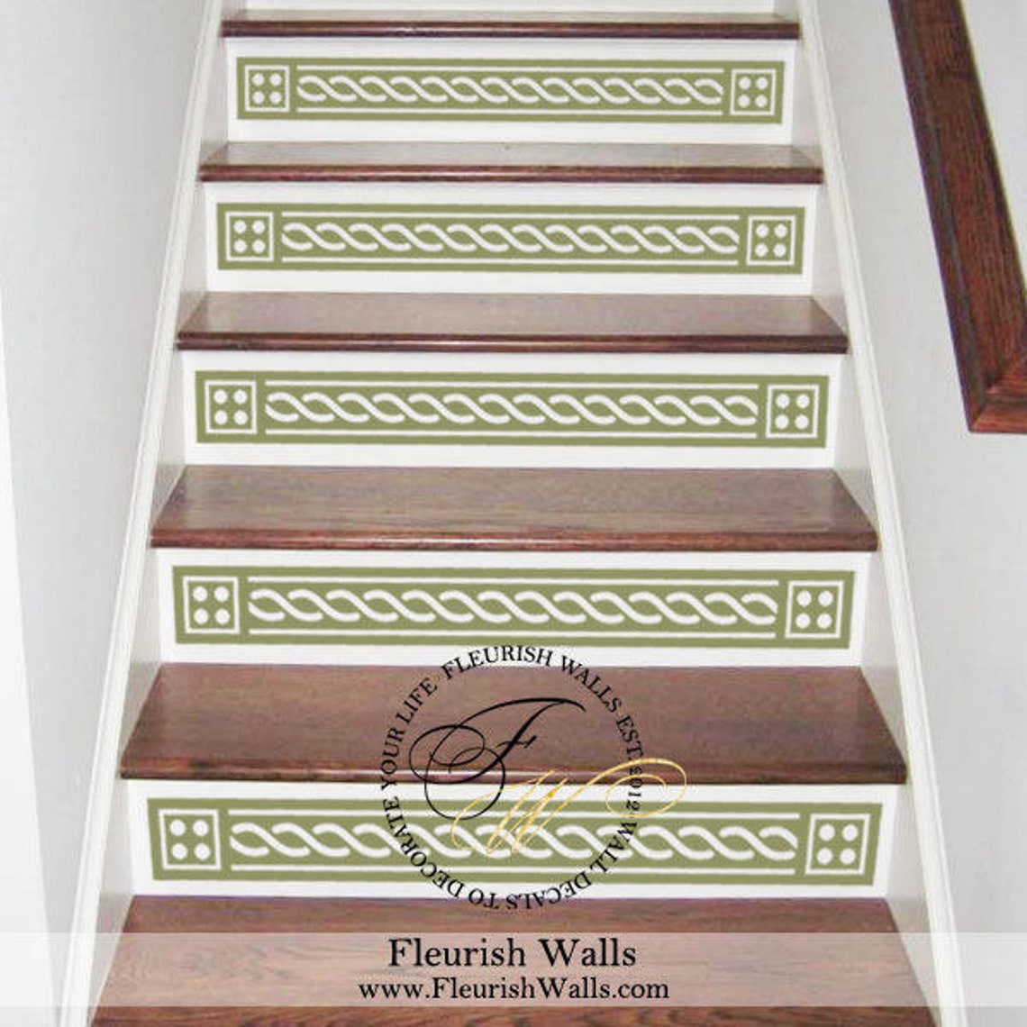 Vinyl Stair Decals for Staircase Riser Decor Decorative | Etsy