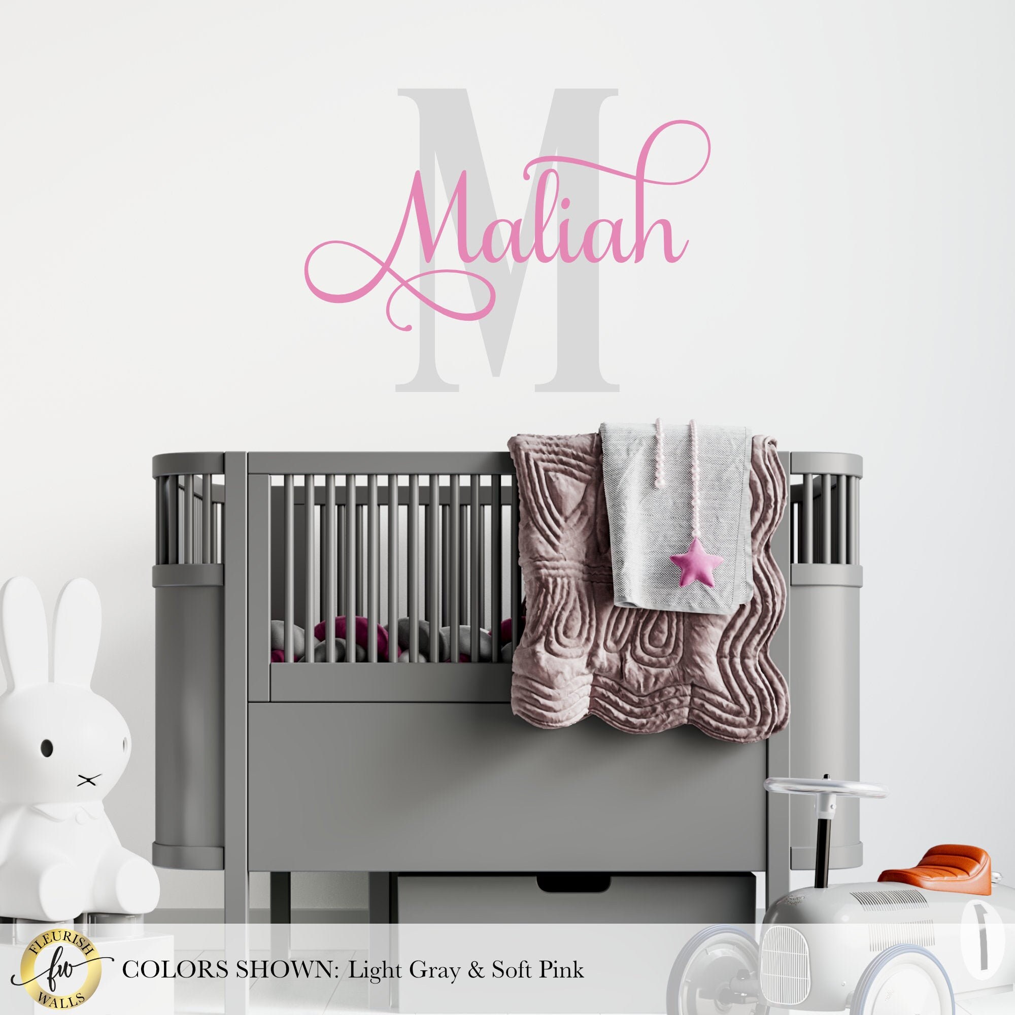 Personalized Girls Name Wall Decal Childrens Room Girls | Etsy