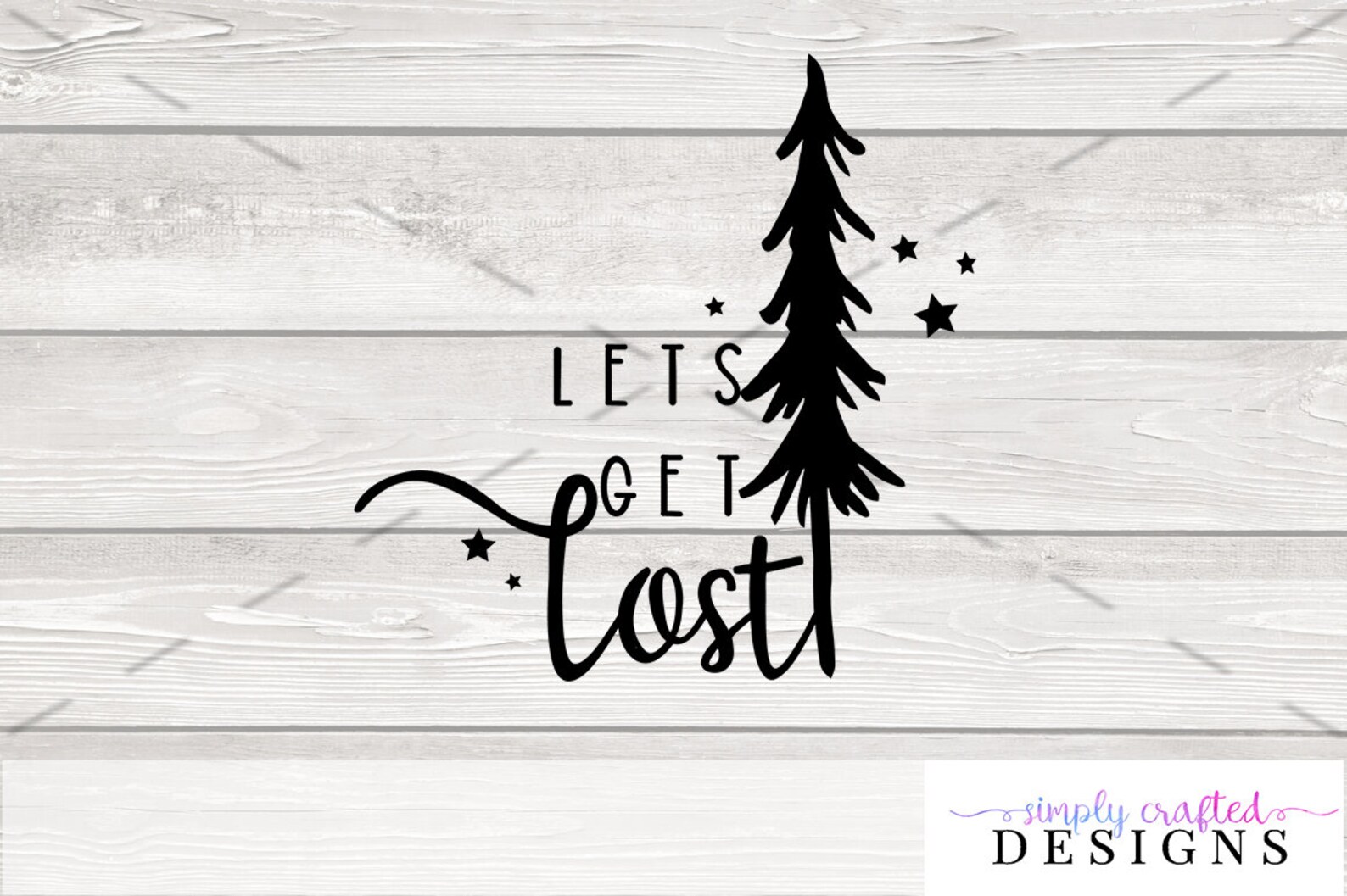Let's Get Lost SVG Cut File for Cricut, Silhouette, and Other Cutting ...