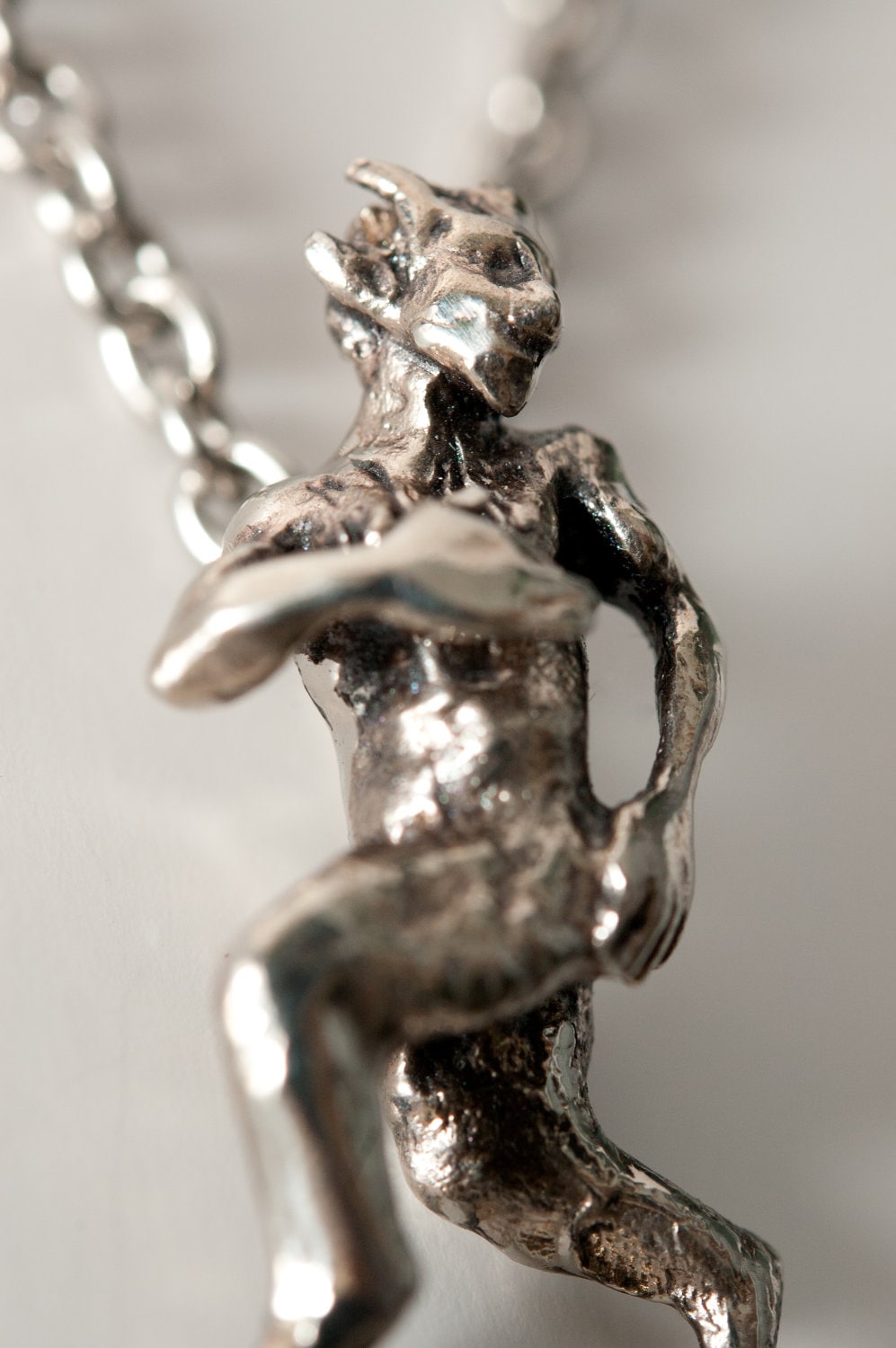 Pan Necklace in White Bronze by Bakutis - Etsy