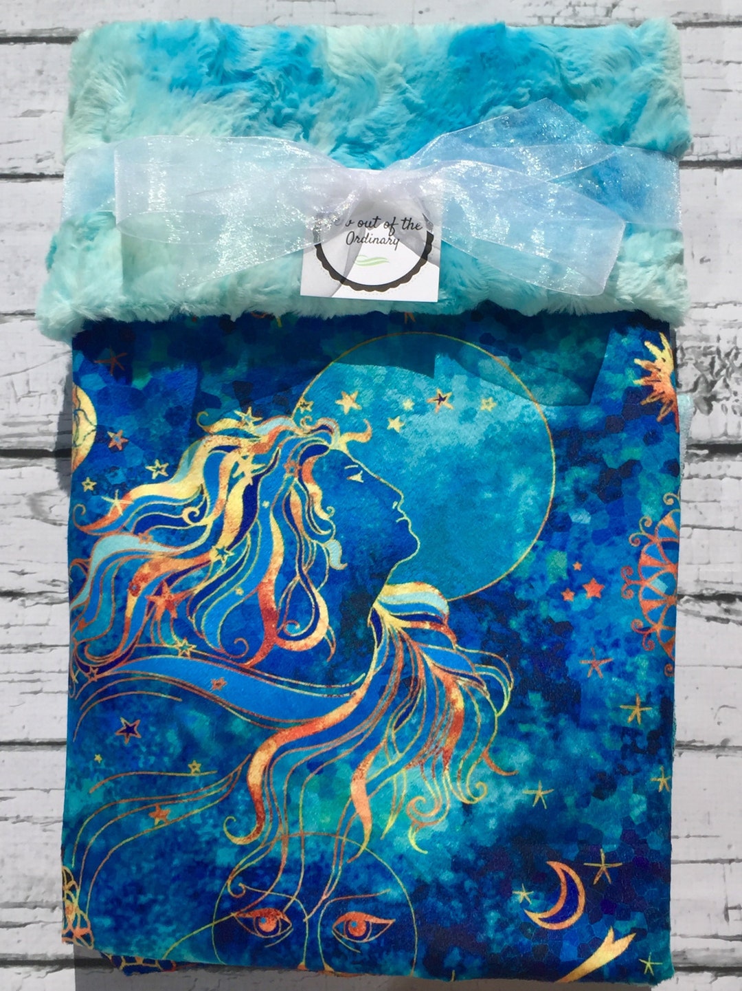 Celestial Baby Blanket, Minky Baby Blanket, Personalized Blanket ...