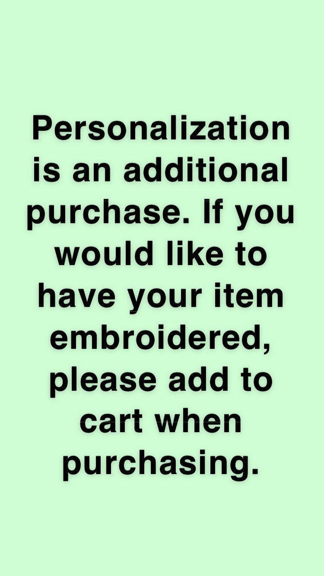 Personalization Font Choices and Add-ons - Etsy