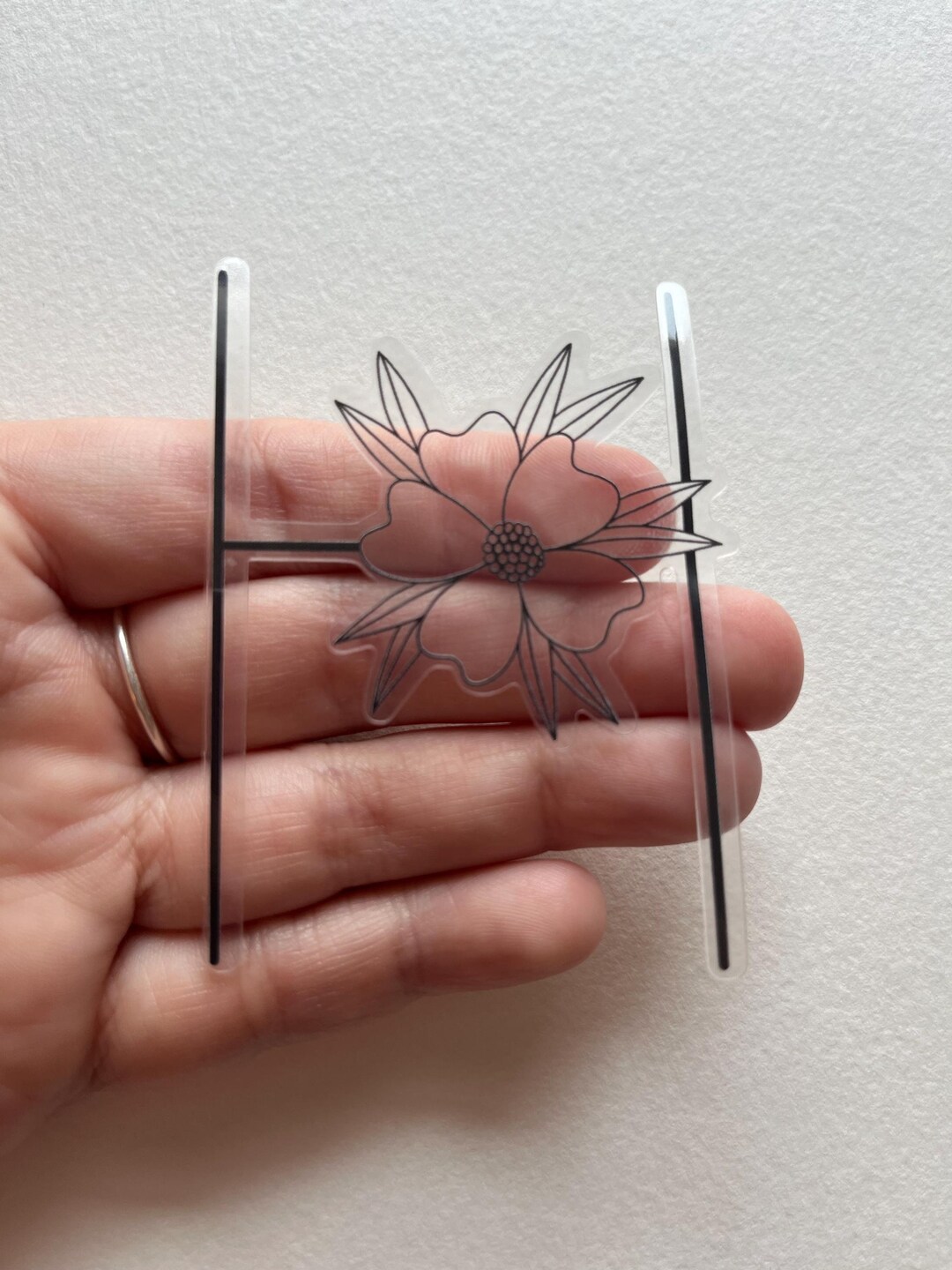 Letter H Sticker | Clear Waterproof Sticker | Monogram Letter H Sticker ...