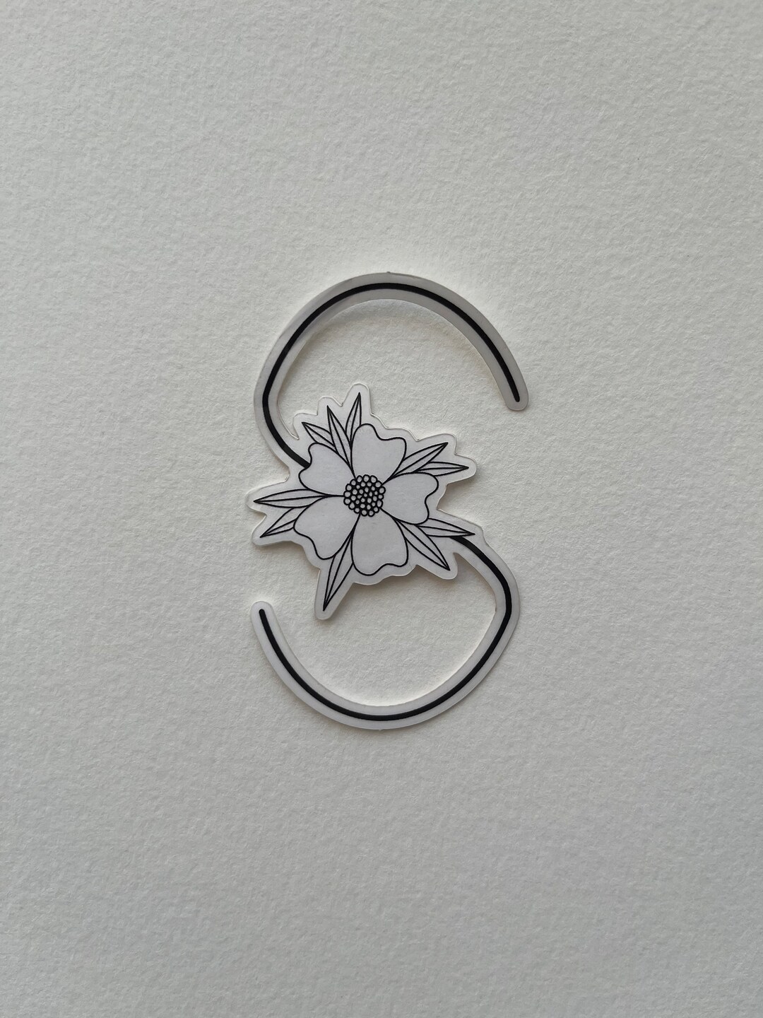 Letter S Sticker | Clear Waterproof Sticker | Monogram Letter S Sticker ...