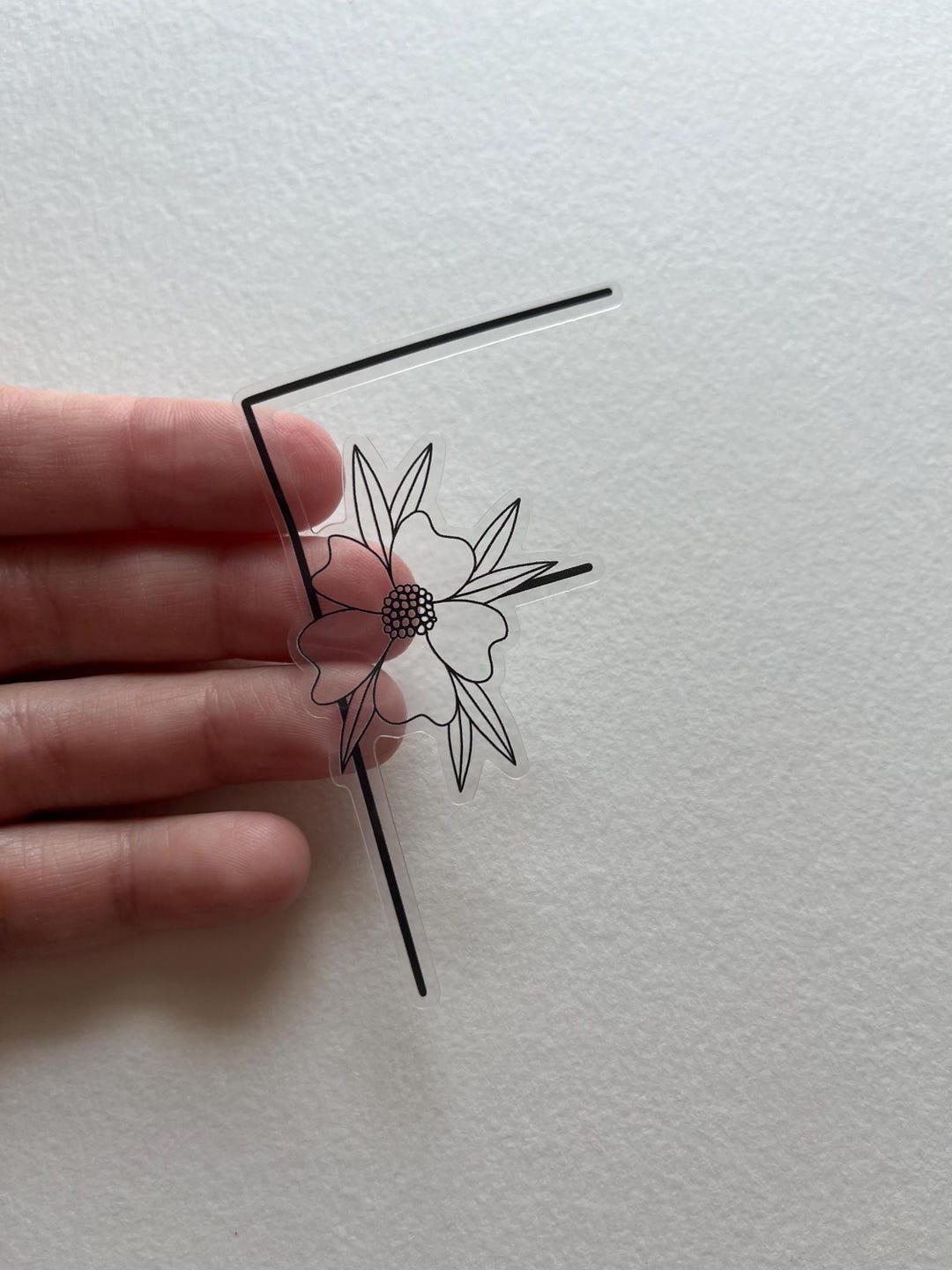 Letter F Sticker | Clear Waterproof Sticker | Monogram Letter F Sticker ...