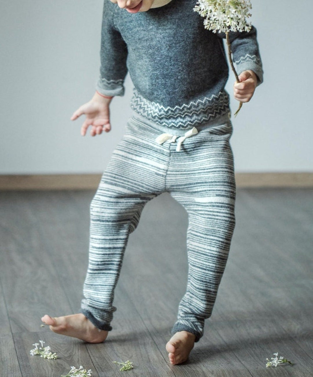 Kids Wool Pants for Boys and Girls in 100% Baby Alpaca Sizes Newborn 8 ...