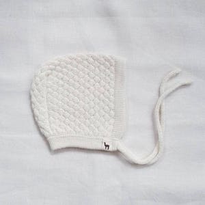 Baby Hat Alpaca Wool Baby Cap Textured Knit Newborn Hat Baby Bonnet ...