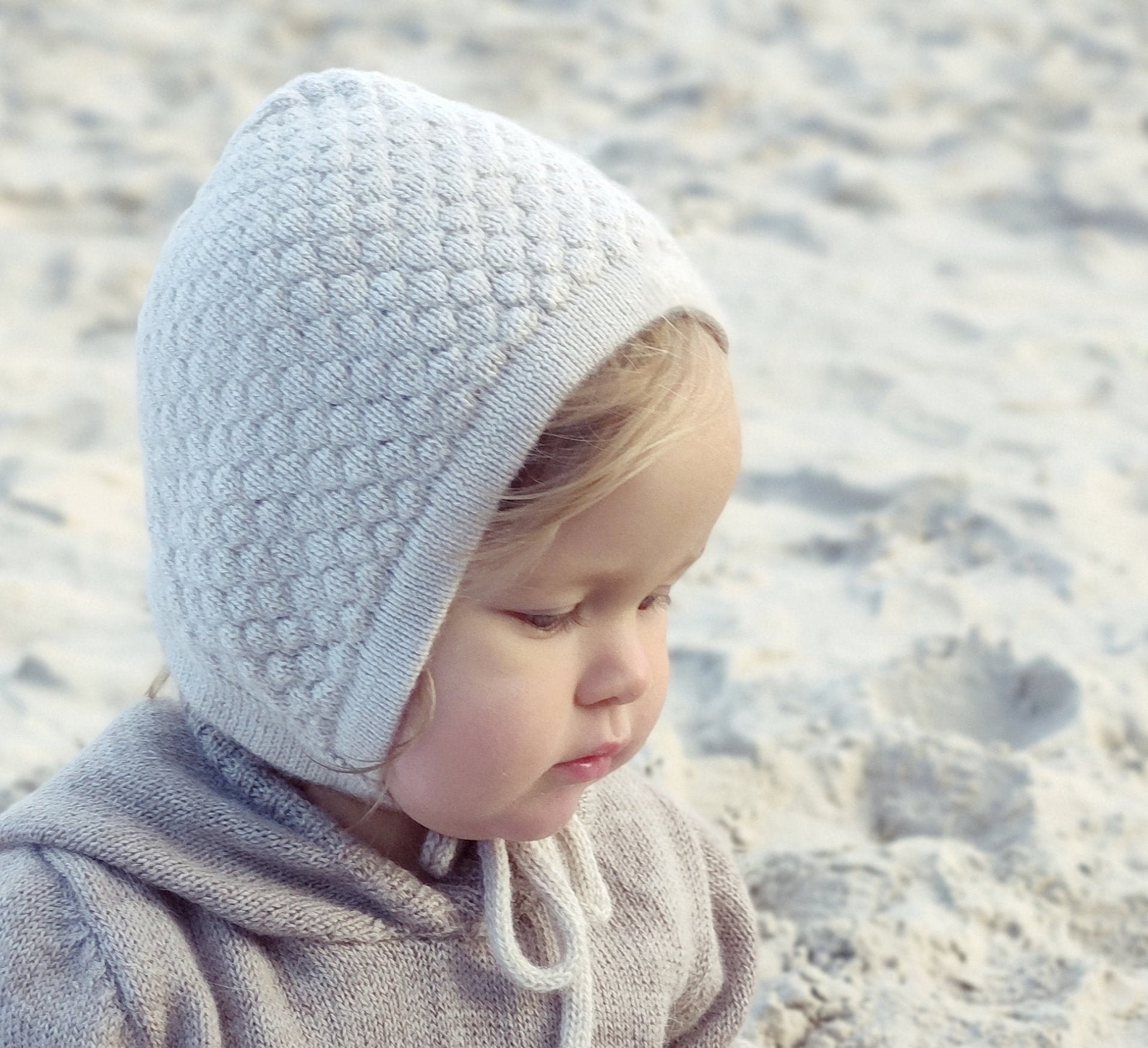 Baby Hat Alpaca Wool Baby Cap Textured Knit Newborn Hat Baby Bonnet ...