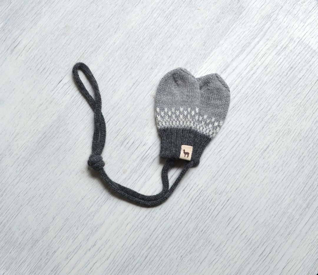 Newborn Alpaca Mittens / Baby Mittens / Baby Knit Mittens / Knitted ...