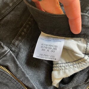 29” Waist Vintage Rustler Jeans/black Denim - Etsy
