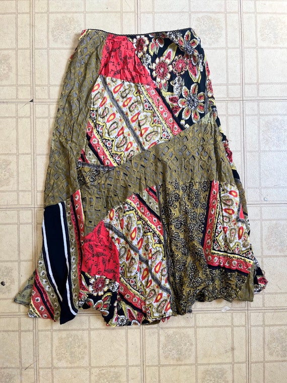 Stretchy Hippie Skirt - Gem