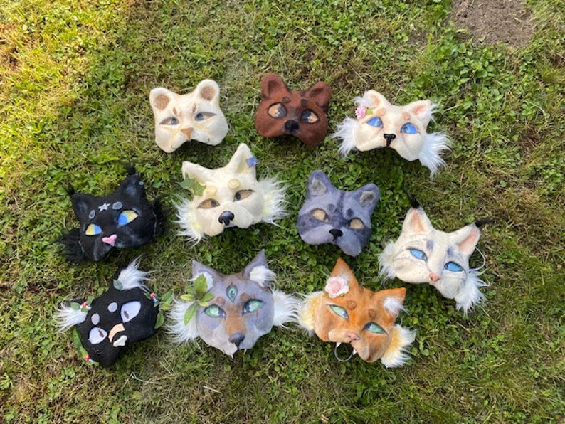 Black Cat Therian Mask - Etsy