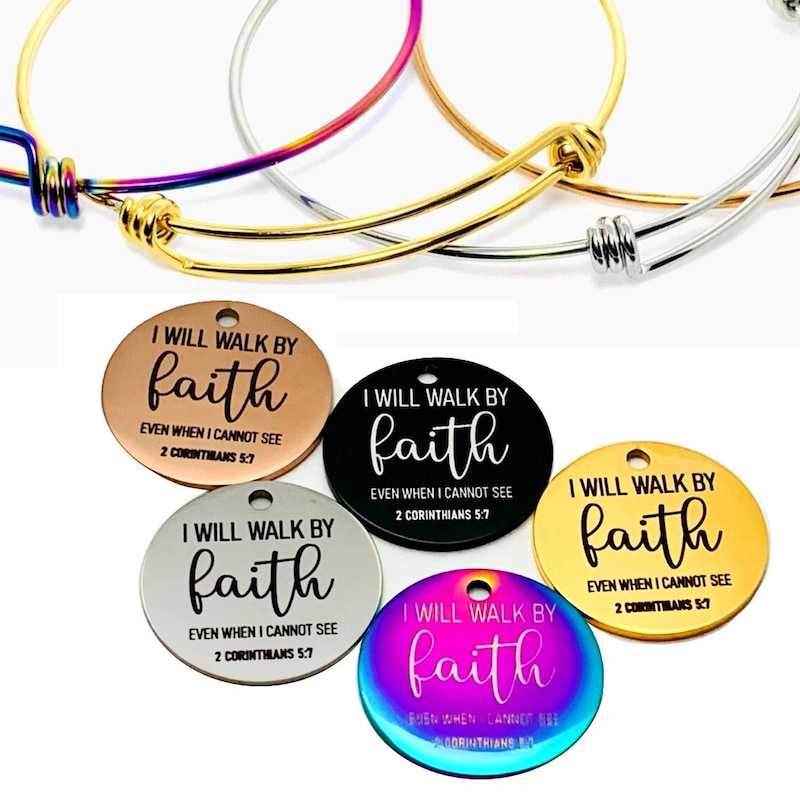 Faith Charm - Etsy